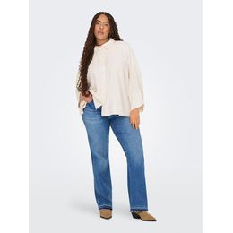 Only Carmakoma Bluse "Grace" in Creme - 68% | Gr&ouml;&szlig;e 46 | Damen-blusen