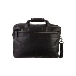 Bodenschatz Leder-Aktentasche in Schwarz - (B)42 x (H)30 x (T)10 cm - 52% | Herrentaschen