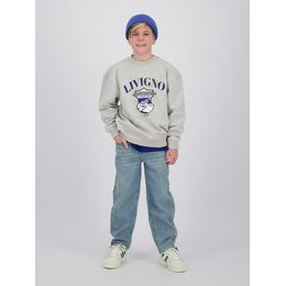 Vingino Sweatshirt "Nuri" in Grau - 49% | Gr&ouml;&szlig;e 128 | Kinder-sweatshirts-jacken
