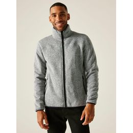 Regatta Fleecejacke "Branleigh" in Grau - 67% | Gr&ouml;&szlig;e L | Herren-pullover-sport