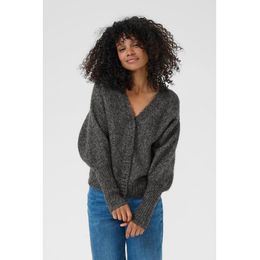 Kaffe Cardigan in Anthrazit - 43% | Gr&ouml;&szlig;e S | Damen-pullover-cardigans