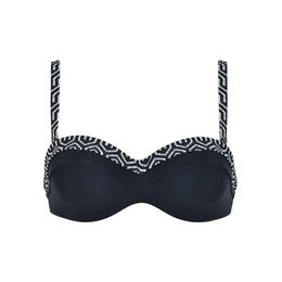 Naturana Bikini-Oberteil in Schwarz - 63% | Größe 42C-Cup | Damen-bademode