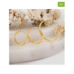 Heliophilia 3er-Set: Silber-Creolen - 77% | Schmuck
