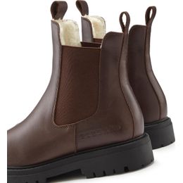 ELBSAND Damen Stiefelette camelfarben Gr&ouml;&szlig;e 38