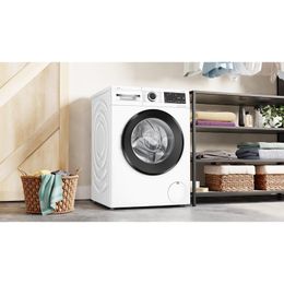 Bosch Waschmaschine Serie 6 »WGG254F10« 10 kg 1400 U/min weiß Speed Perfect: perfekte Sauberkeit mit bis zu 65 % Zeitersparnis.