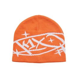 K1x Beanie &raquo;Herren KXM243-006-1 Stars Skully&laquo; orange onesize onesize Bequeme M&uuml;tzen f&uuml;r W&auml;rme und Stil im Winter
