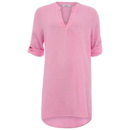 Zwillingsherz Schlupfbluse &raquo;"Rom"&laquo; Rosa 0 Damen-Bluse von Zwillingsherz