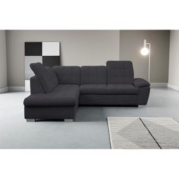 WERK2 Ecksofa &raquo;Bonny inkl. Kopfteilverstellung, Bettfunktion, Stauraum, Breite 265cm&laquo; Komfortwunder mit Schlaffunktion, verstellbarem Kopfteil &...