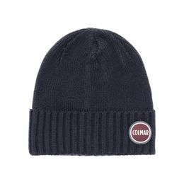 COLMAR Herren Beanie &raquo;UNISEX HAT&laquo; mit breitem Umschlag blau