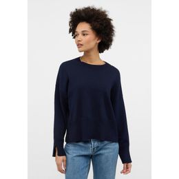 Eterna Strickpullover navy M M Rundhals