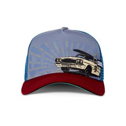 COASTAL Trucker Cap &raquo;HFT Low Car&laquo; grey/wine