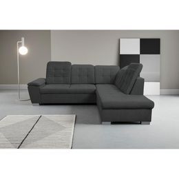 WERK2 Ecksofa &raquo;Bonny inkl. Kopfteilverstellung, Bettfunktion, Stauraum, Breite 265cm&laquo; Komfortwunder mit Schlaffunktion, verstellbarem Kopfteil &...