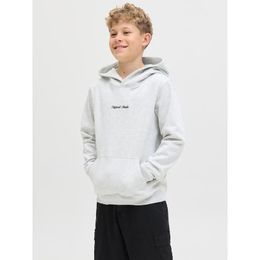 Jack & Jones JACK & JONES JUNIOR Kapuzensweatshirt &raquo;JORNORREBRO EMB SWEAT HOOD NOOS JNR&laquo; White Melange 176 176 Sweater von Jack & Jones Junior