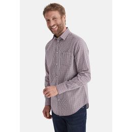 Stooker Men Flanellhemd »HARLEY Hemd Langarm Regular Fit« Langarm Hemd Regular Fit für Herren bordeaux vichy 3XL - US-Größen US-Größen 3XL Modern...