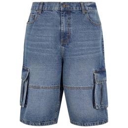 Urban Classics Shorts &raquo;Relaxed Denim Cargo Shorts&laquo; mid deep blue washed 31 - Normalgr&ouml;&szlig;en Normalgr&ouml;&szlig;en 31 Zeitlose Jeanshosen in verschiedenen Stilen