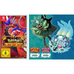 NINTENDO SWITCH Spielesoftware »Pokemon Karmesin + Der Schatz von Zone Null DLC« ohne Farbbezeichnung Erlebe neue Geschichten, erforsche neue...