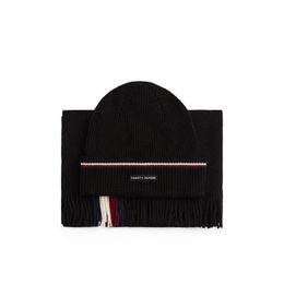 Tommy Hilfiger Beanie &raquo;TH RWB BEANIE & SCARF&laquo; in Geschenkbox, aus Wollmix Black