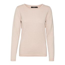 V&eacute;ro Moda VERO MODA Rundhalspullover &raquo;VMCARE SHINE LS O-NECK PULLOVER&laquo; mit leichtem Glitzereffekt Misty Rose Detail:W. SILVER LUREX XL XL Pullover von Vero Moda