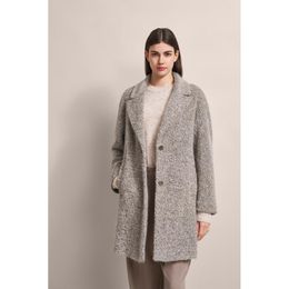 Bugatti Kurzmantel aus moderner Boucl&eacute;ware taupe 40 40 Woll-Baumwoll-Mix