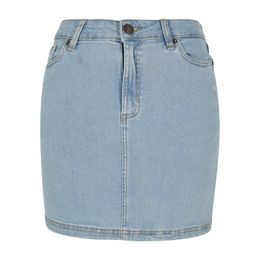 Urban Classics Jerseyrock »Damen Ladies Organic Stretch Denim Mini Skirt« 1 Stk. clearblue bleached 28 28 Frauen Jeansrock in Mini-Länge mit hohem...