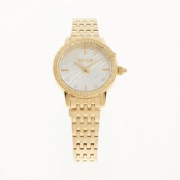 Just Cavalli 2-teiliges goldfarbenes Set aus Armbanduhr & Armband