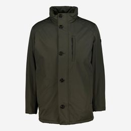 Bugatti Schwarzer Hybrid-Parka mit Kapuze