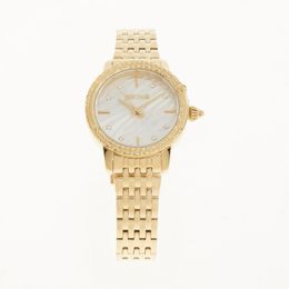 Just Cavalli 2-teiliges goldfarbenes Set aus Armbanduhr & Armband