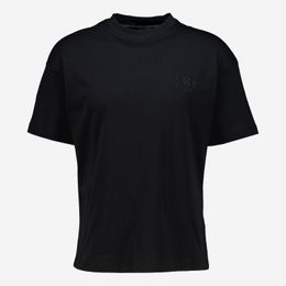 John Richmond Schwarzes T-Shirt mit Logo