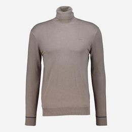 Mexx Beigefarbener Pullover mit gesticktem Logo