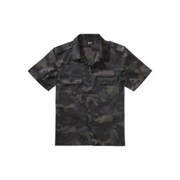 Brandit Langarmhemd &raquo;Herren Short Sleeves US Shirt&laquo; 1 Stk. darkcamo XXL - US-Gr&ouml;&szlig;en US-Gr&ouml;&szlig;en XXL Kurz&auml;rmelige Hemden f&uuml;r Freizeit und B&uuml;ro