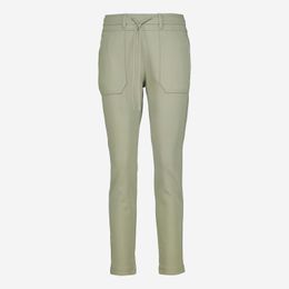 Gerry Weber Khaki-gr&uuml;ne Hose mit Bindung in der Taille
