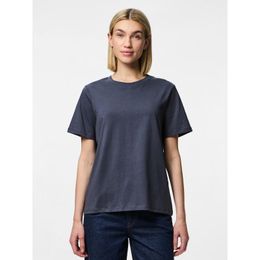 Pieces Damen Pieces Rundhalsshirt &raquo;PCRIA SS SOLID TEE NOOS BC&laquo; blau XL