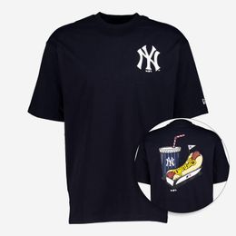 Schwarzblaues T-Shirt mit Yankees-Aufdruck