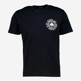 Replay Schwarzes T-Shirt mit Logo