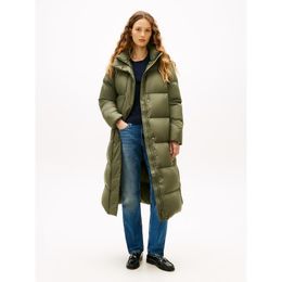 Tommy Hilfiger Daunenmantel &raquo;MODERN DOWN REG MAXI COAT&laquo; mit w&auml;rmenden Daunen gef&uuml;ttert Utility Olive S (36) S (36) Langer Steppmantel von Tommy...