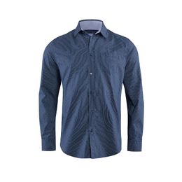 Stooker Men Flanellhemd »HARLEY Hemd Langarm Regular Fit« Langarm Hemd Regular Fit für Herren Stripe Dots AOP L - US-Größen US-Größen L Modern Kent...