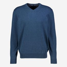 Casamoda Dunkelblauer Pullover mit V-Ausschnitt