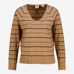 Levi's Beigefarbener Pullover mit Streifenmuster
