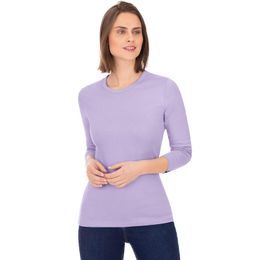 TRIGEMA Longsleeve &raquo;Langarmshirt&laquo; 1 Stk. flieder XXL XXL 95% Baumwolle, 5% Elasthan