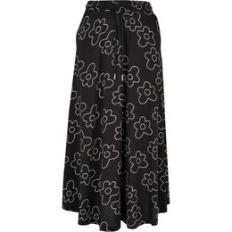 Urban Classics Damen Urban Classics Jerseyrock &raquo; Damen Ladies Viscose Midi Skirt&laquo; 1 Stk. XS