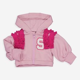 Simonetta Rosafarbener Kapuzenpullover