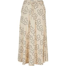 Urban Classics Jerseyrock »Damen Ladies Viscose Midi Skirt« 1 Stk. softseagrassflower 3XL 3XL Modische Röcke für verschiedene Anlässe