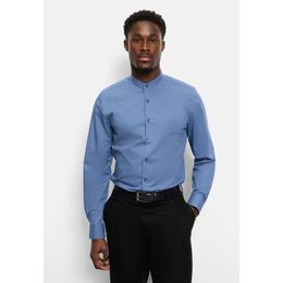 OLYMP Businesshemd &raquo;Level Five, body fit, Businesshemd, Stehkragen&laquo; N&uuml;rnberger Blau 45 - Normaler Arm Normaler Arm 45 OEKO-TEX STANDARD 100...