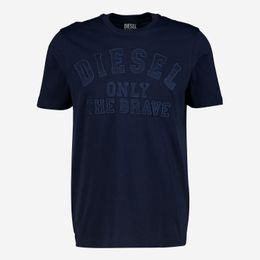 Diesel Dunkelblaues T-Just T-Shirt mit aufgenähtem Logo