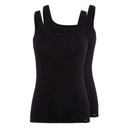 Skiny Unterhemd &raquo;Cotton Advantage&laquo;, bequem, weich, basic, eng, Baumwollmix schwarz 40 40 Damen-Tanktop von Skiny