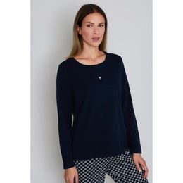 JOOP! Pyjamaoberteil &raquo;Cosy&laquo; mit Rundhalsausschnitt BLUE 36 36 Langarmshirt von JOOP!