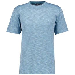 Ragman T-Shirt Hellblau mouliniert-173 L L Rundhals