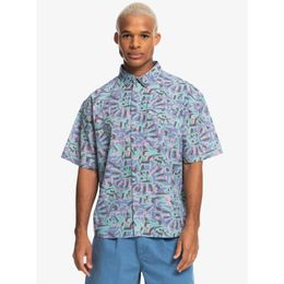 Quiksilver Kurzarmhemd &raquo;x Stranger Things The Lenora&laquo; Lenora Warpaint Marlin XL - US-Gr&ouml;&szlig;en US-Gr&ouml;&szlig;en XL Stoff: Baumwollstoff