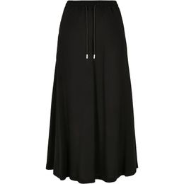 Urban Classics Jerseyrock »Damen Ladies Viscose Midi Skirt«, 1 Stk. black M M Modische Röcke für verschiedene Anlässe
