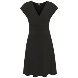 Lascana Kleid Damen Gr&ouml;&szlig;e 42 schwarz Sommerkleid